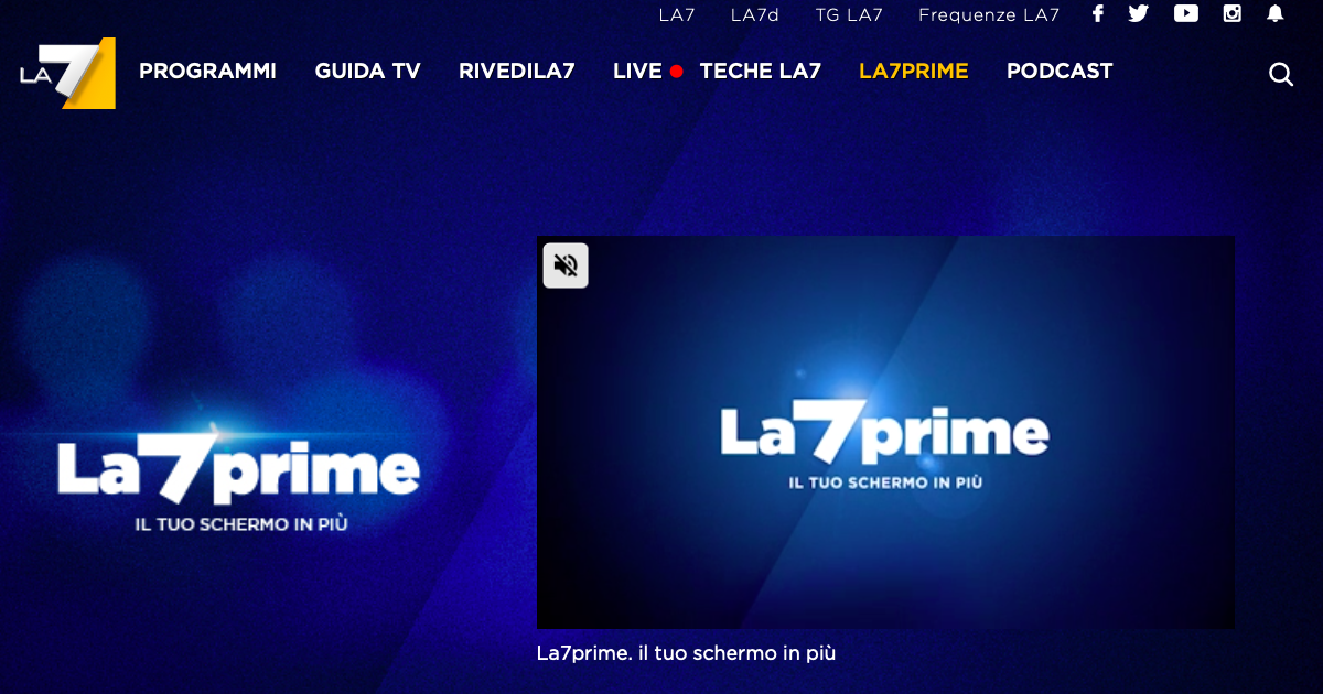 La7 Prime tv on demand gratis: film, documentari e serie tv sull'attualità